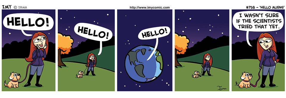 758 – Alien Hello – Imy the Comic